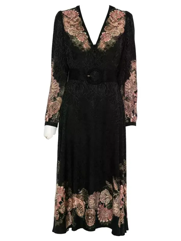 TWINSET Floral-print Dress - Black