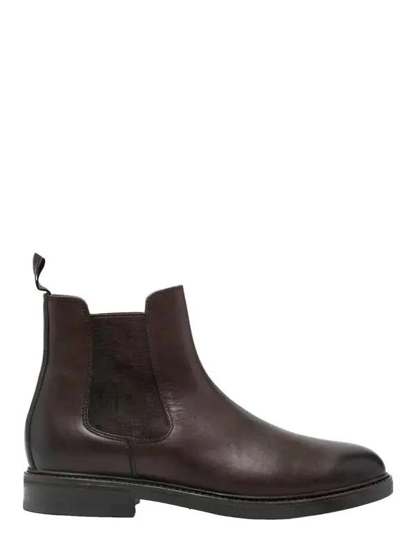 Ralph Lauren Leather Chelsea Boots - Brown