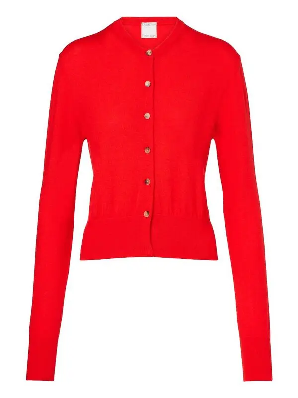 Calvin Klein Lila Wool Cardigan - Red