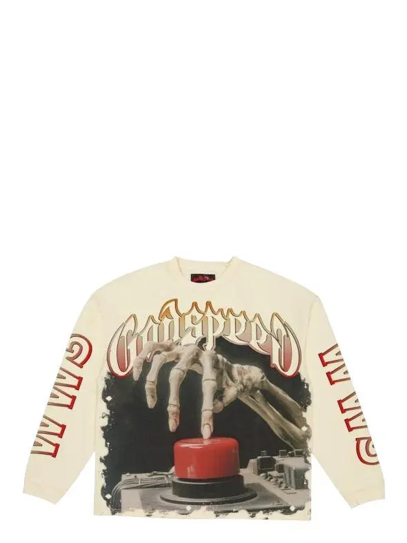 GODSPEED Detonator Long Sleeve T-shirt - Bone