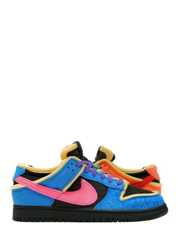 Nike Dunk Low Cactus Plant Flea Market Swamp Sponge Sneakers - Photo Blue/digital Pink/sequoia