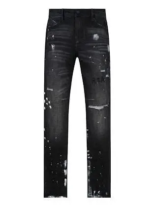 RtA Clayton Distressed Jeans - Black
