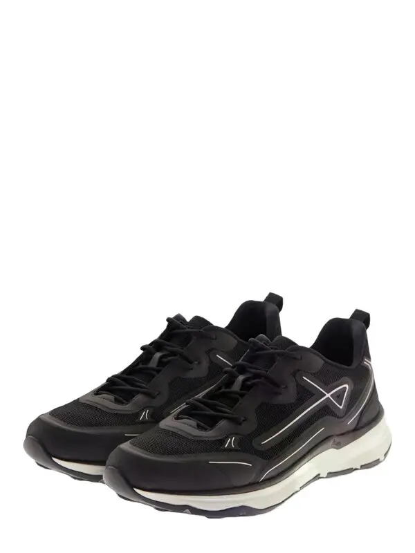 Herno Panelled Sneakers - Black