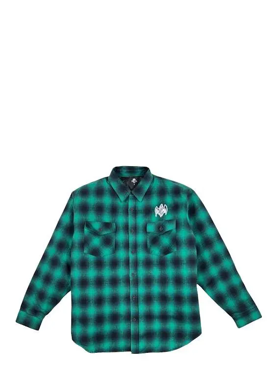 WARREN LOTAS Reaper With Sword Quilted Lined Flannel - Green