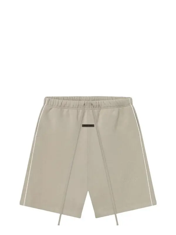 Fear Of God Essentials Relaxed Fleece Piping Sweatshort - Timber/cloud White