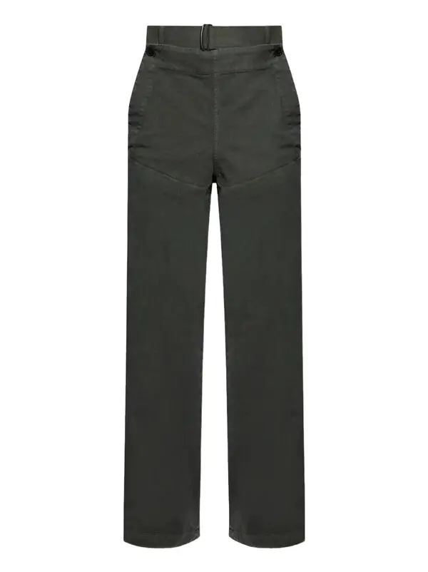 Dries Van Noten Pennine Straight Leg Cotton Trousers - Grey