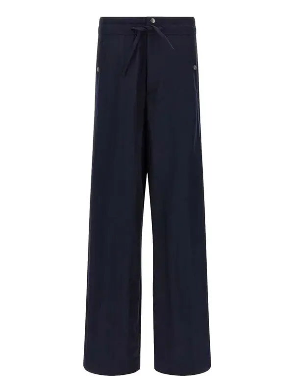 Dries Van Noten Prima Cotton Cargo Trousers - Blue