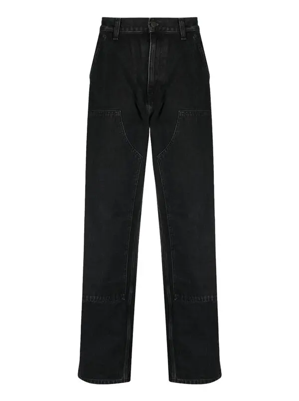 Carhartt Work In Progress Double Knee Denim Jeans - Black