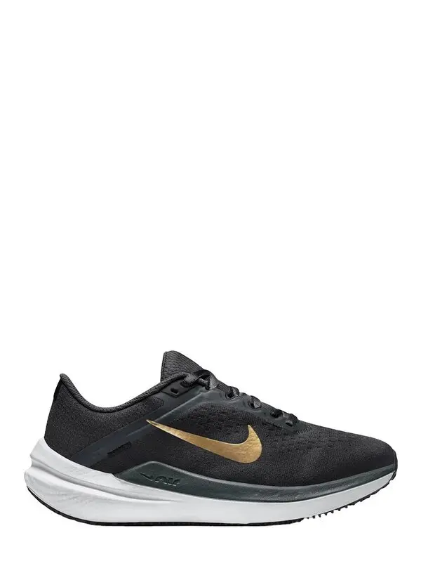 Nike Air Winflo 10 Metallic Gold Sneakers - Anthracite/black/white