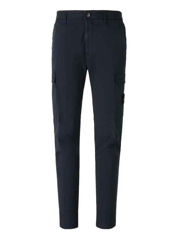 Stone Island Straight Cargo Pants - Midnight Blue