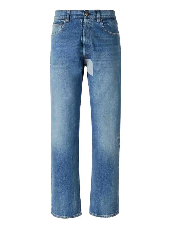 MAISON MARGIELA Wide Straight Jeans - Denim Blue