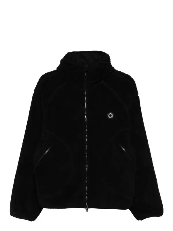 Kenzo Teddy Fleece Zip-up Jacket - Black