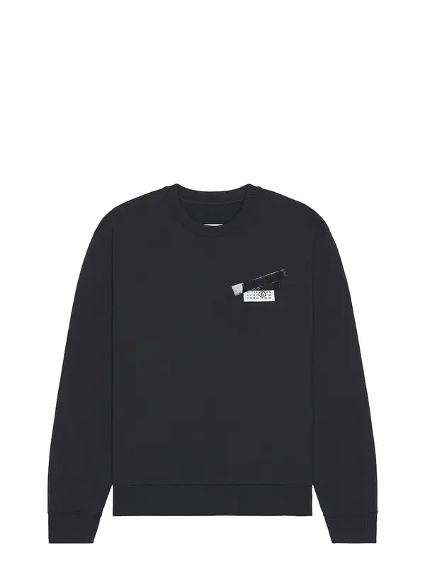 MAISON MARGIELA Sweatshirt - Washed Black