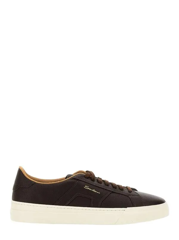 Santoni Lace-up Sneakers - Brown