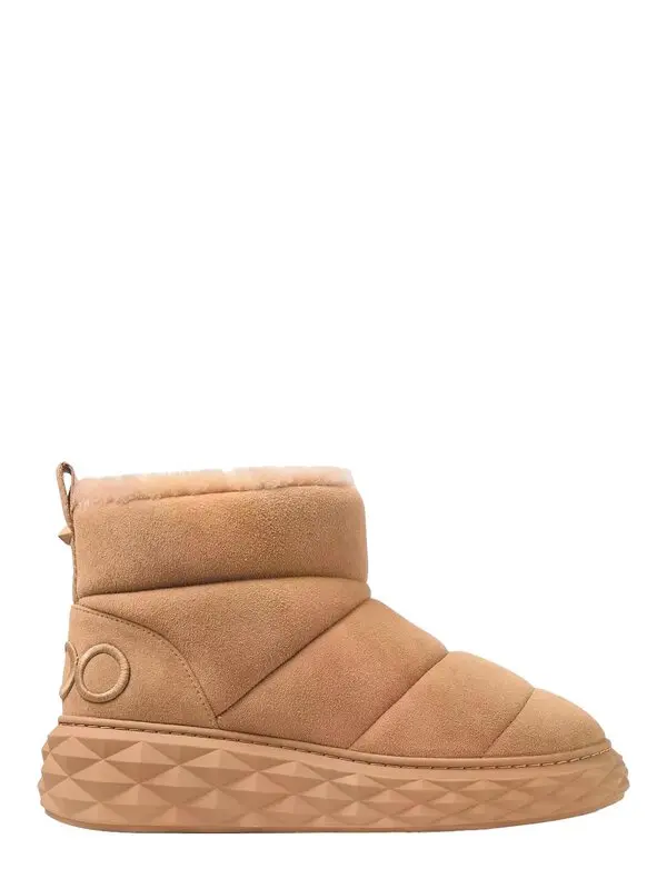 JIMMY CHOO Xan Quilted Boots - Brown