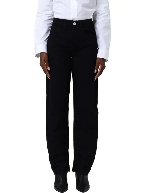 JIL SANDER Straight Leg Jeans - Black