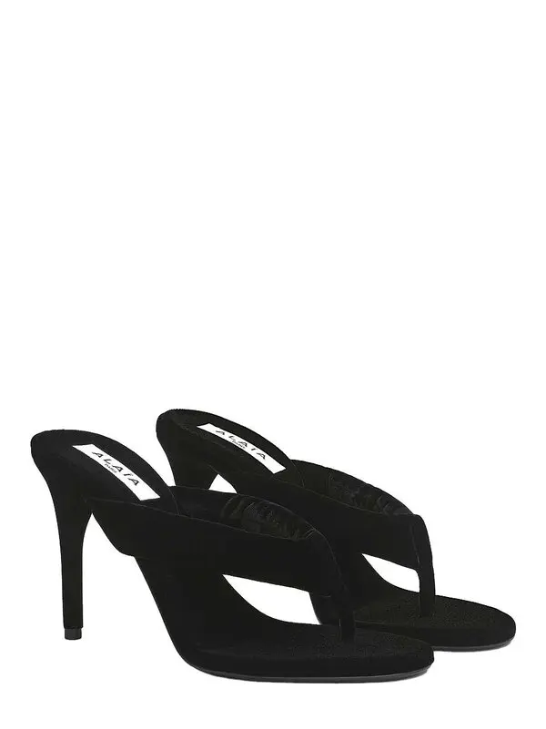 Alaïa Thong Mule - Noir