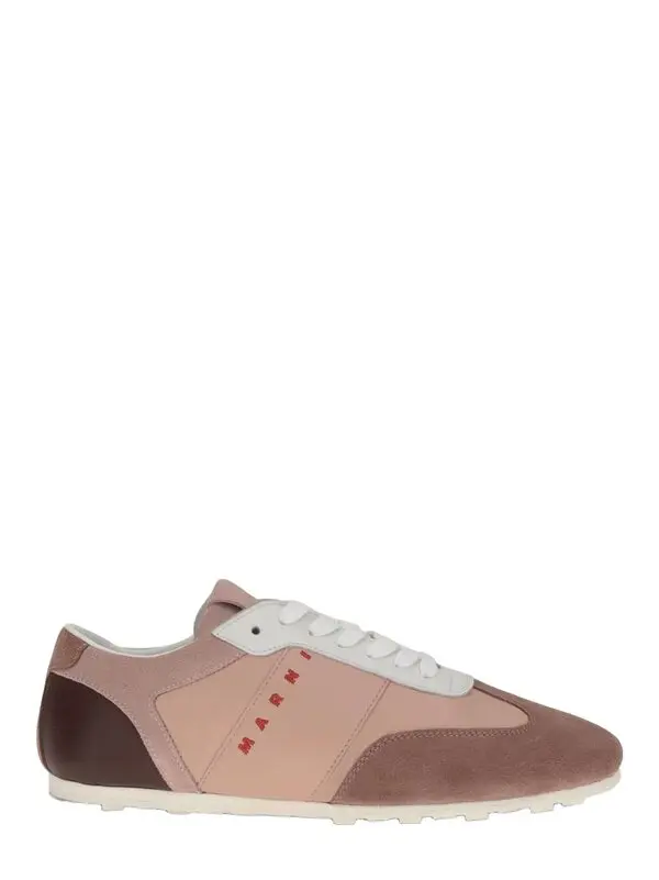 Marni Lace-up Sneakers - Pink