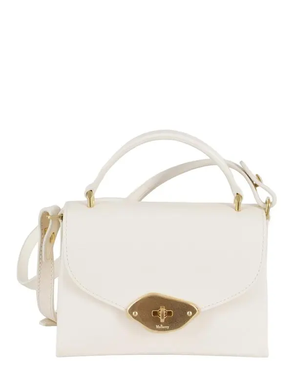 Mulberry Mini Top Handle Bag - White