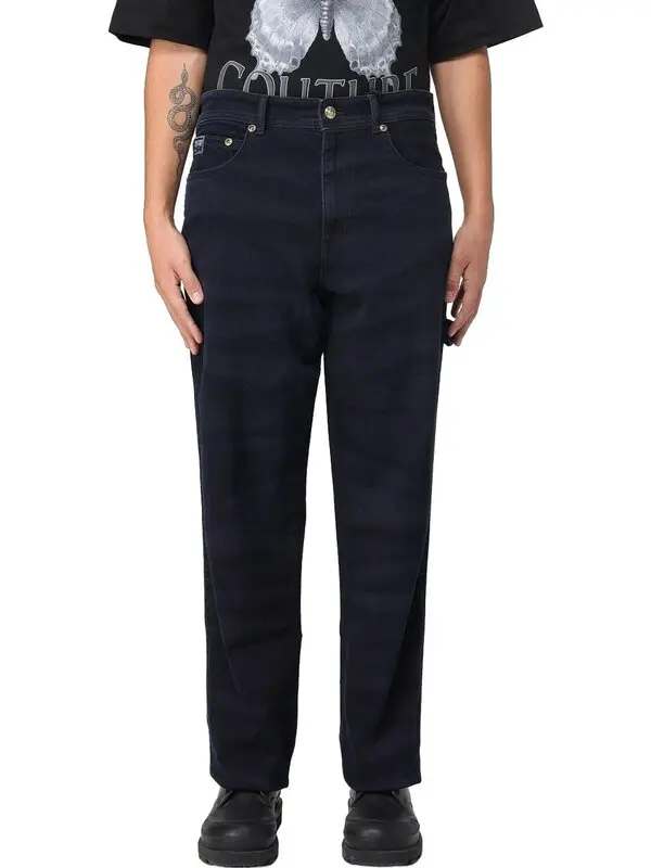 Versace Straight Leg Jeans - Navy