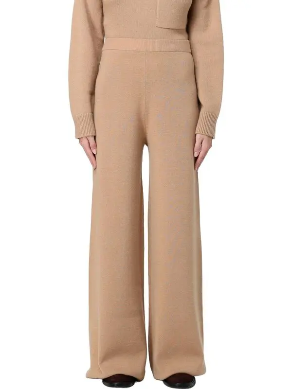 Max Mara Tailored Wide Leg Trousers - Brown