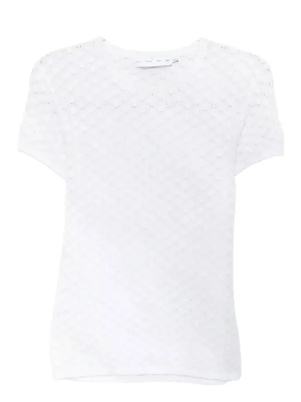 Proenza Schouler Quincy Knit Top - White