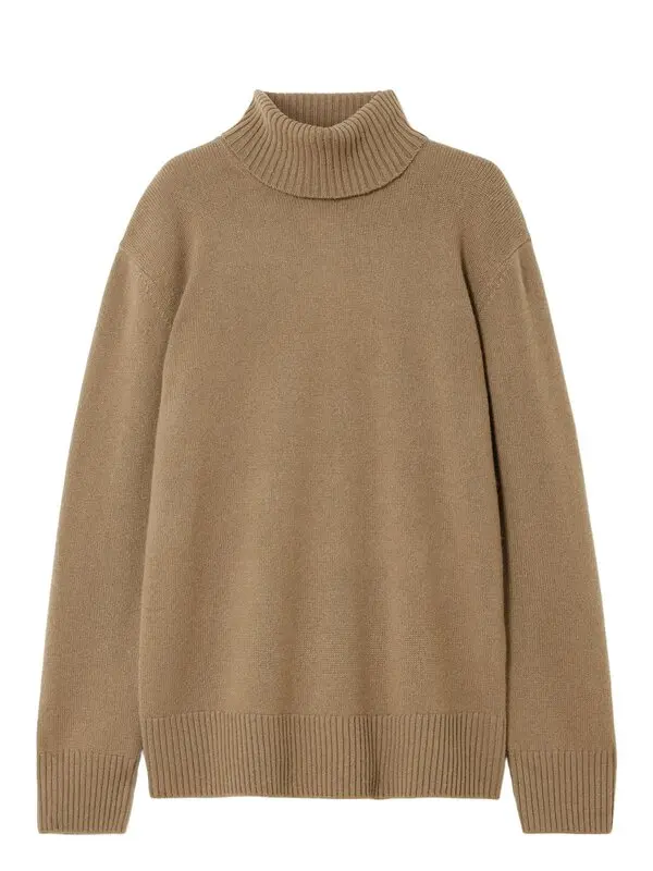 TOTEME Cashmere Turtleneck Sweater - Neutrals