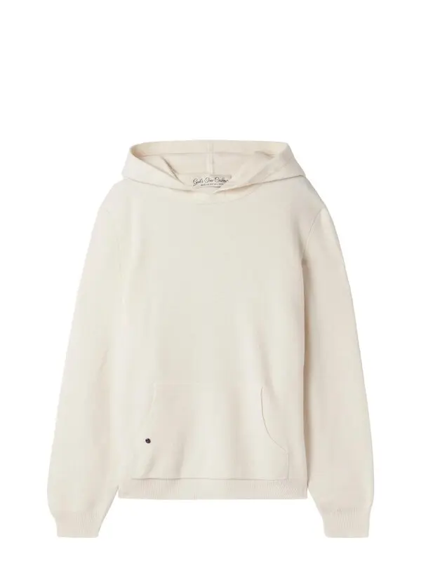 GOD’S TRUE CASHMERE Cashmere Hoodie - Neutrals