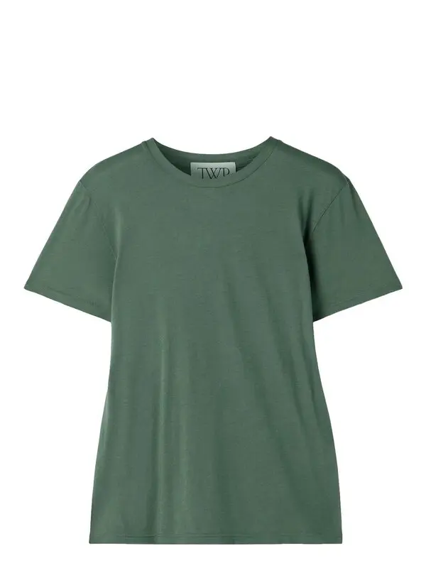 TWP Supima Cotton-jersey T-shirt - Green