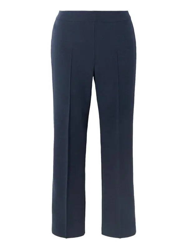 HIGH SPORT Geo Louis Cotton-blend Straight-leg Pants - Blue