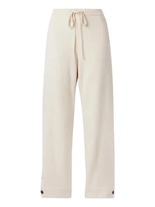 GOD’S TRUE CASHMERE Cashmere Track Pants - Neutrals