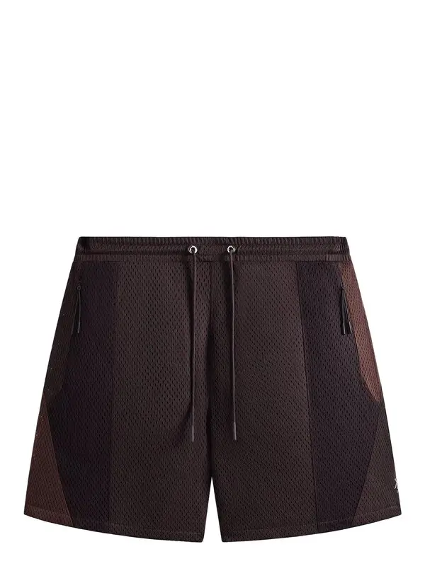 Kith Panelled Mesh Shorts - Brown