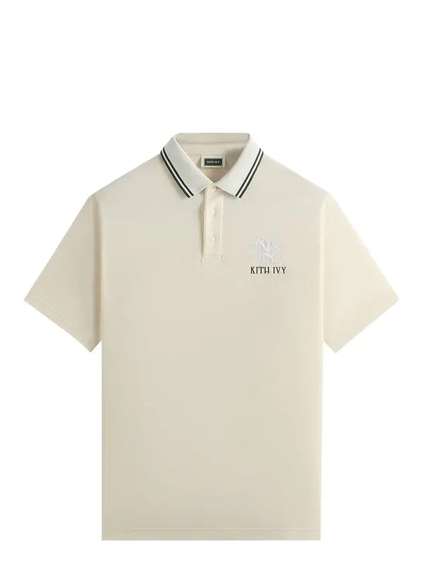 Kith Ivy Tipped Polo Shirt - Tan
