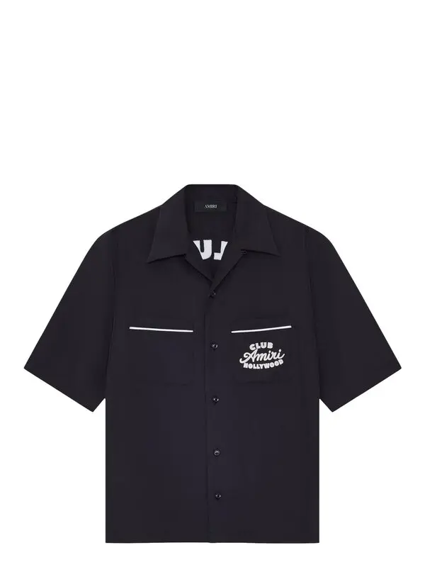 Amiri Club Camp Shirt - Black