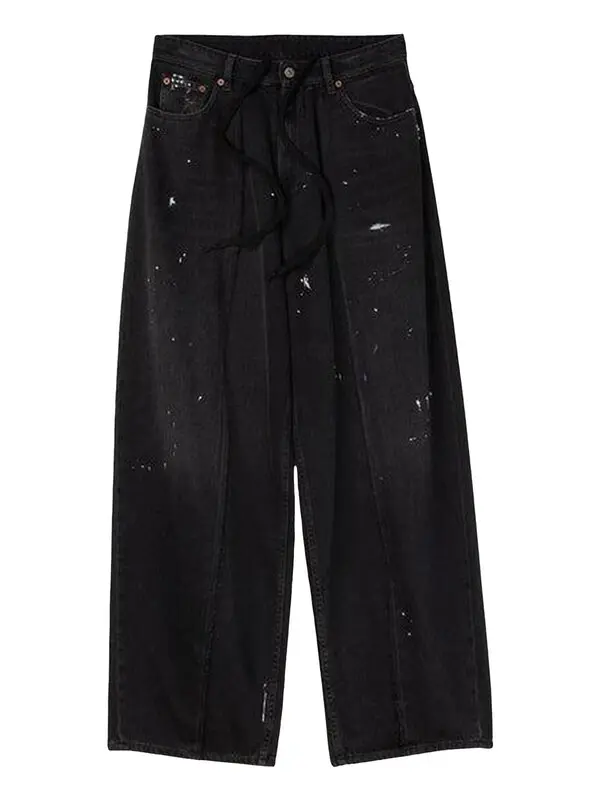 MAISON MARGIELA Paint Splatter Denim Pant - Black