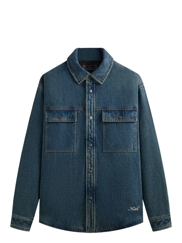Kith Denim Apollo Shirt Jacket - Blue