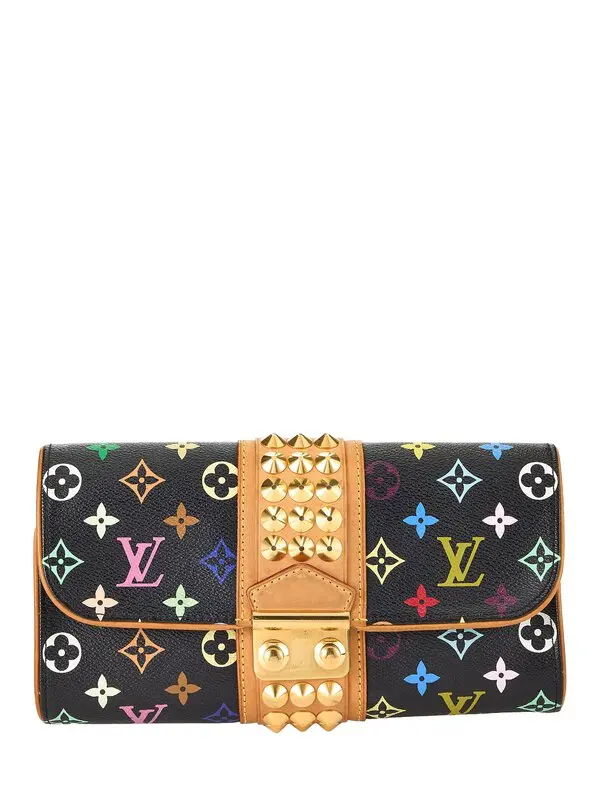LOUIS VUITTON Takashi Murakami X Monogram Multicolore Courtney Pochette - Black