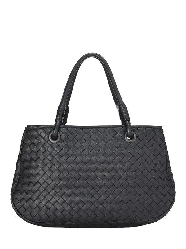 Bottega Veneta Intrecciato Tote - Black
