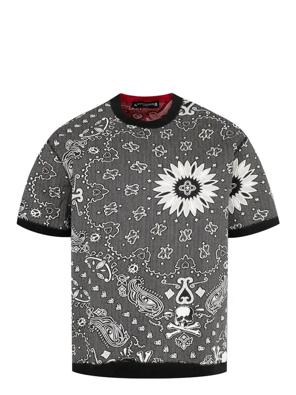 MASTERMIND Reversible Short-sleeve Tee - Black