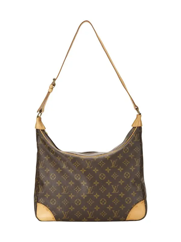 LOUIS VUITTON Monogram Canvas Boulogne 35 Shoulder Bag - Brown