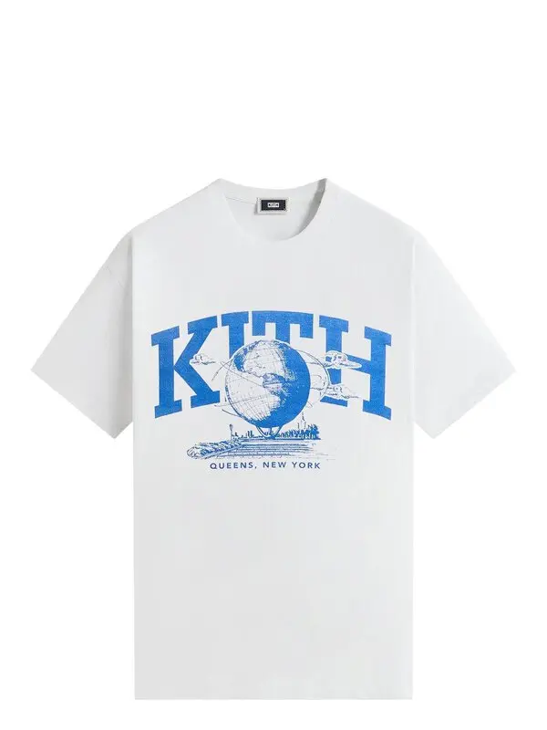 Kith Queens Unisphere Vintage Tee - White