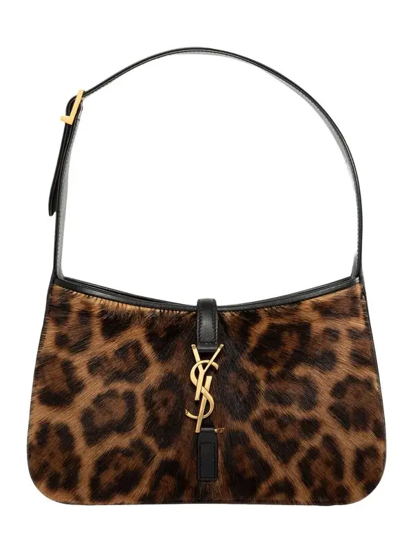 Saint Laurent Le 5 À 7 Pony Hair Bag - Brown