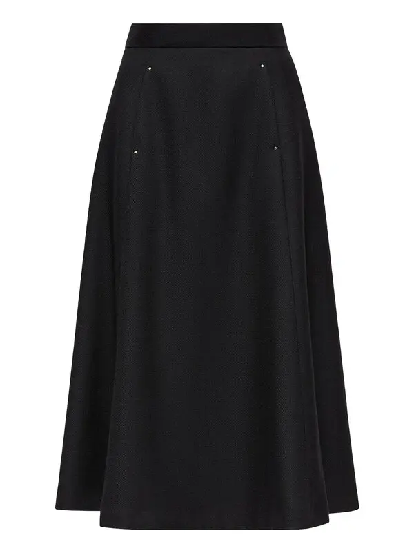 Moncler A-line Skirt - Black