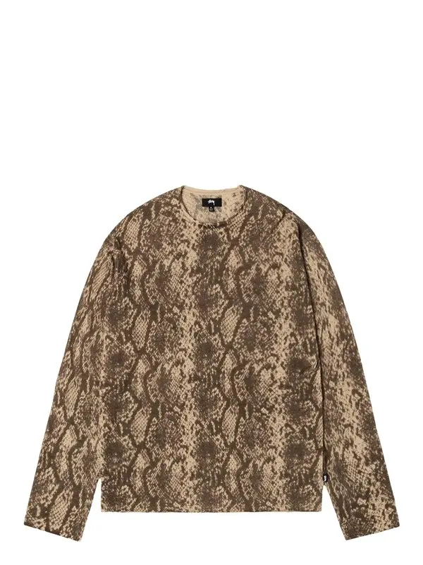 StÜssy Python Knit Crew - Tan