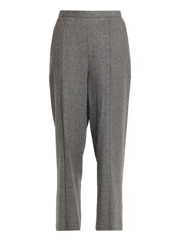 Vince Italian Wool-blend Pants - Medium Heather Gray