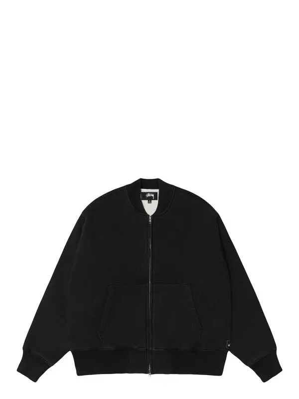 StÜssy Thermal Lined Fleece Zip - Black