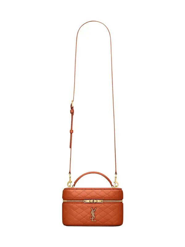 Saint Laurent Gaby Vanity Bag - Orange
