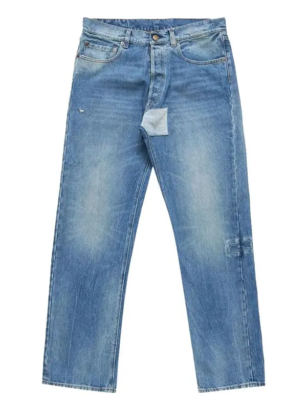 MAISON MARGIELA Slim Repaired Jeans - Blue