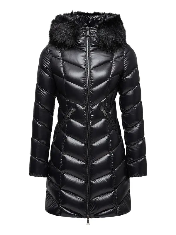Moncler Fulmarus Long Coat - Black