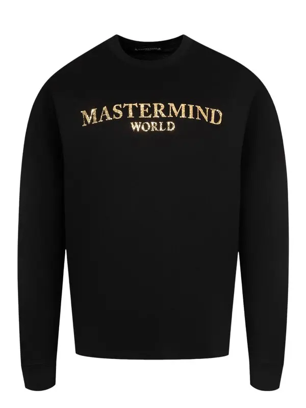 MASTERMIND Mirror Logo Long-sleeve Tee - Black